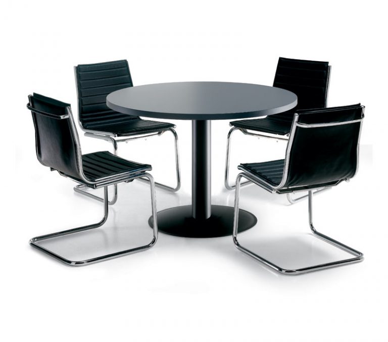 Tavolo riunioni tondo Ø cm.120 laccato - Salone Ufficio